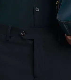 LARDINI Stretch-cotton Tailored Trousers
