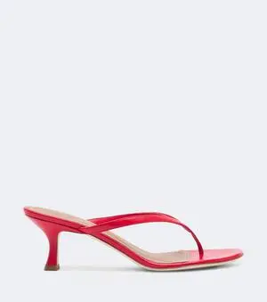 Staud Freja Leather Thong Sandals