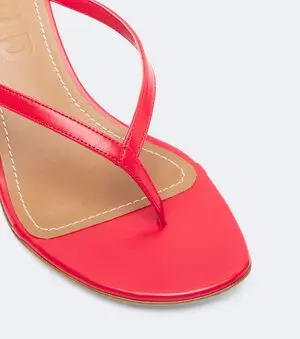 Staud Freja Leather Thong Sandals