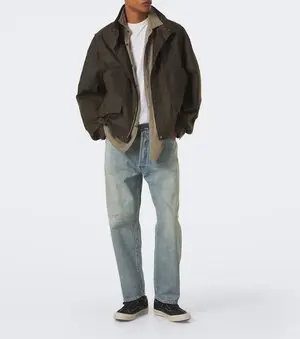A.PRESSE No. 37 Distressed Straight Jeans