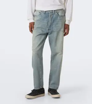 A.PRESSE No. 37 Distressed Straight Jeans