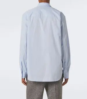 Dries Van Noten Cotton Poplin Shirt With Tie