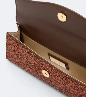 Elie Saab Crystal-embellished Clutch