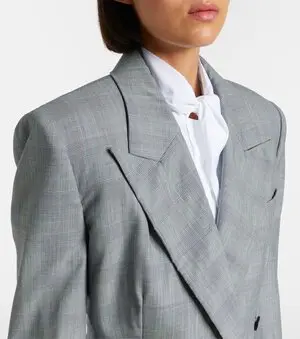 Givenchy Checked Wool Jacket