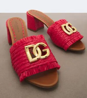 Dolce & Gabbana Dg Woven Mules