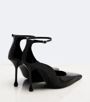 JIMMY CHOO Quinci Leather Pumps With Buckle-fastening Ankle Strap