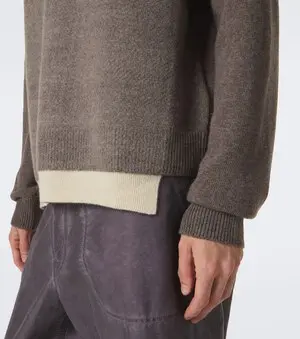 MAISON MARGIELA Printed Virgin Wool Sweater
