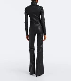 Stouls Gege Leather Flared Pants