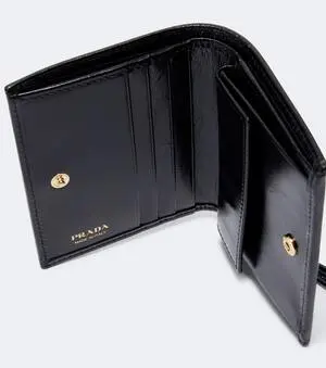 Prada Logo Leather Wallet