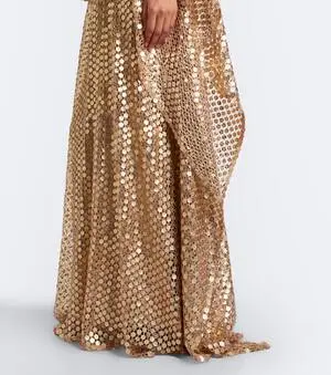 TALLER MARMO Deserto Sequined Kaftan