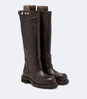Rick Owens Gabe Leather Knee-high Boots - Brown