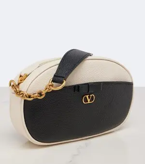 Valentino Garavani Vlogo Mini Leather Top-handle Bag
