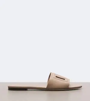 Dolce & Gabbana Dg Leather Slides