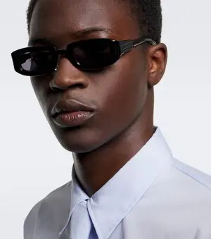 JACQUES MARIE MAGE Ryder Rectangular Sunglasses