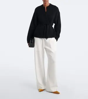 Extreme Cashmere N°384 Ginza Cashmere Wrap Cardigan