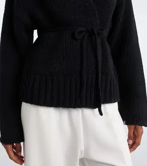 Extreme Cashmere N°384 Ginza Cashmere Wrap Cardigan