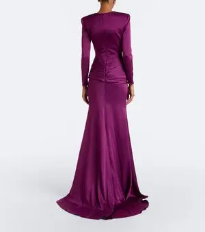 Alex Perry Satin Crepe Gown