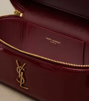 Saint Laurent Gaby Patent Leather Vanity Bag