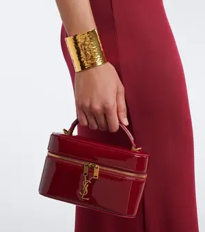 Saint Laurent Gaby Patent Leather Vanity Bag