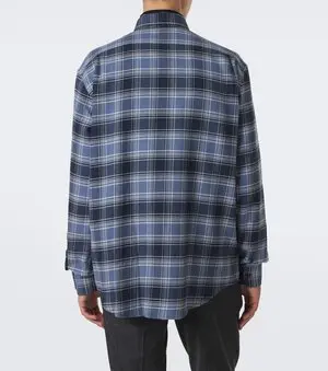 Ralph Lauren Purple Label Checked Cotton Shirt