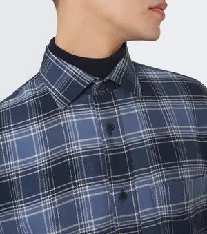 Ralph Lauren Purple Label Checked Cotton Shirt