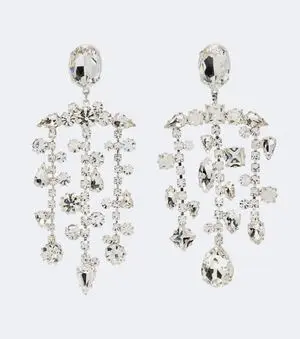 Magda Butrym Crystal-embellished Drop Earrings - Silver