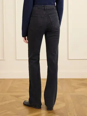 RÓHE High-rise Straight-leg Jeans In Stretch Denim