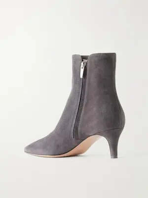 GIANVITO ROSSI Levy 55 Suede Ankle Boots