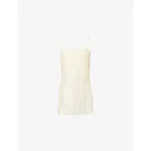Dissh Cordelia Embroidered Ramie Camisole Top - Bone