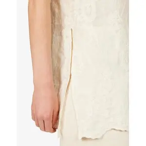 Dissh Cordelia Embroidered Ramie Camisole Top