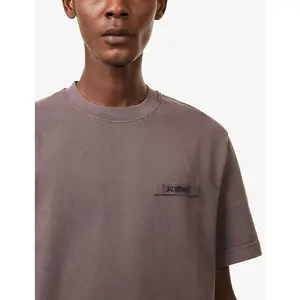 Jacquemus Le Gros Grain Cotton-jersey T-shirt - Brown