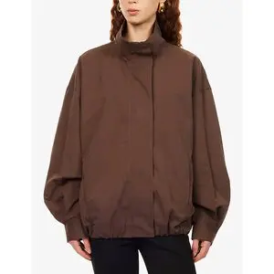 Dissh Rory High-neck Cotton And Linen-blend Track Jacket