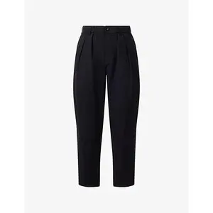 MANORS Greenskeepers Tapered-leg Stretch-woven Trousers - Black