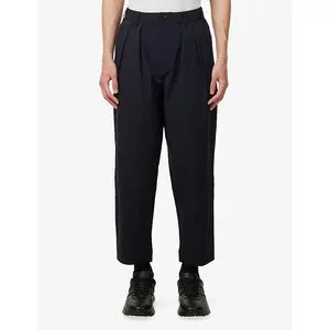 MANORS Greenskeepers Tapered-leg Stretch-woven Trousers - Black