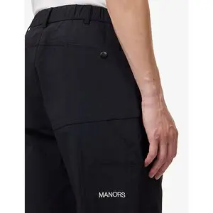 MANORS Greenskeepers Tapered-leg Stretch-woven Trousers - Black