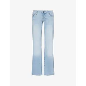 JADED LONDON Kelsey Low-rise Skinny Bootcut-leg Stretch-denim Jeans - Blue