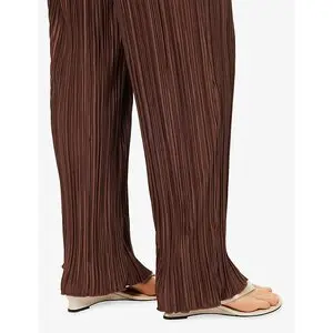 4TH & RECKLESS Olivia Plisse Woven Trousers