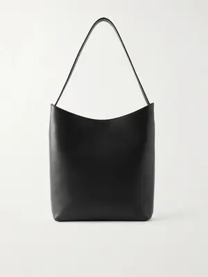 THE ROW Alma Leather Should Bag - Black