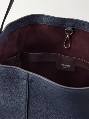 METIER Tilt 22 Textured-leather Shoulder Bag