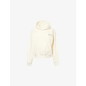 Fear Of God Classic-fit Cotton-fleece Hoodie - Washed Ivory