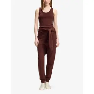 Hugo Ribbed Cotton-blend Vest Top