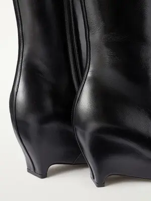 MAISON MARGIELA Heel-less Leather Ankle Boots