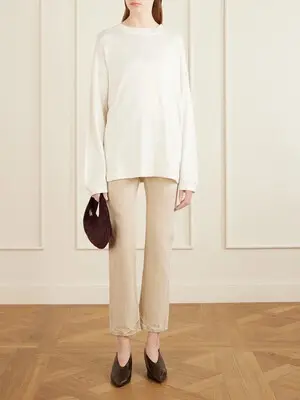 Khaite Dylan Silk Sweatshirt