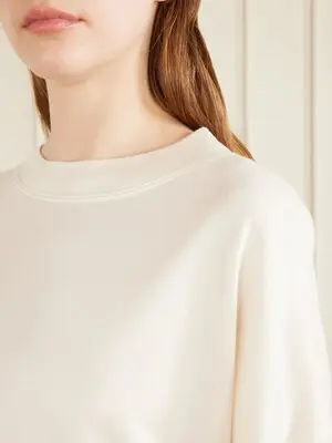 Khaite Dylan Silk Sweatshirt