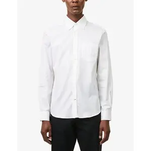 Dunhill Stripe-print Pointed-collar Cotton Shirt