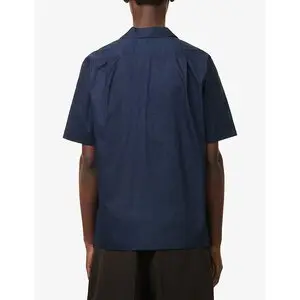Dries Van Noten Short-sleeve Embroidered Cotton Shirt