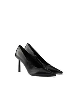 Prada Ayers Leather Pointy Toe Pumps