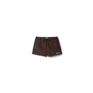 Miu Miu Washed Gabardine Shorts - Ebony