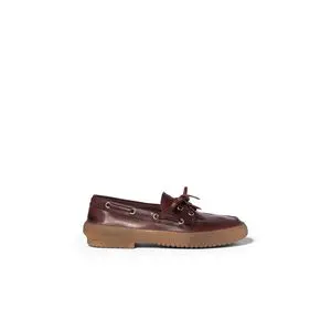 Miu Miu Leather Deck Shoes