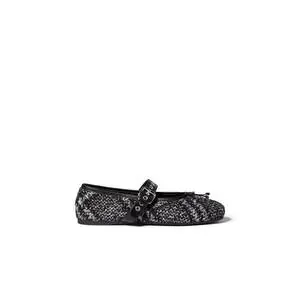 Miu Miu Wool And Silk Ballerinas